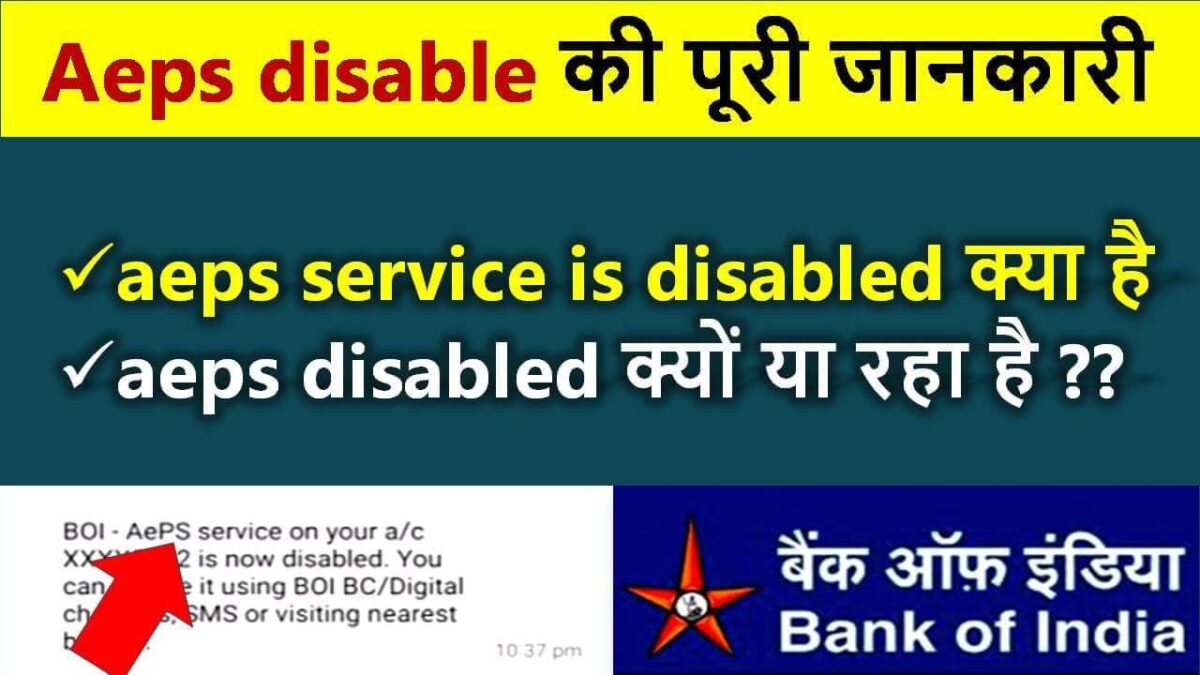 aeps service boi disabled means : देखिए कैसे निकालते है AePS आधार कार्ड ...